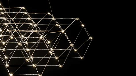 Дизайнерская люстра Spatial Geometry 1220x650x220 Современный стиль и пространственный дизайн