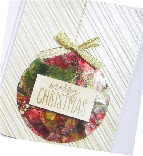 Faux Stained Glass Christmas Cards Keren Tamir