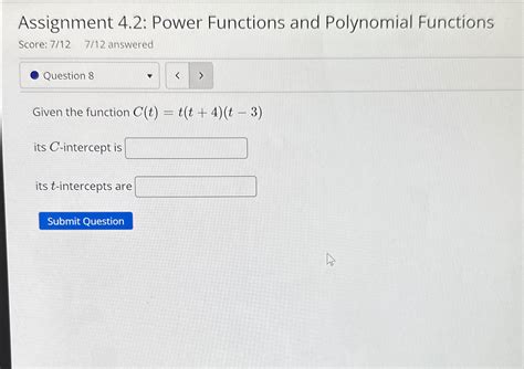 Solved Assignment 4 2 Power Functions And Polynomial