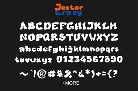 Jester Crazy Font