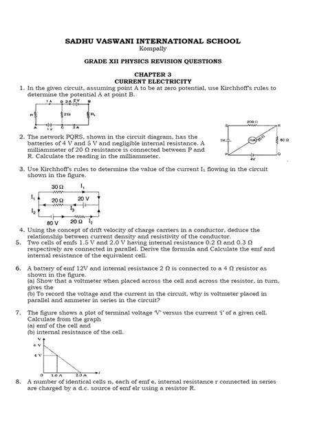 Revision Sheets Gr 12 Pdf Pn Junction Diffraction