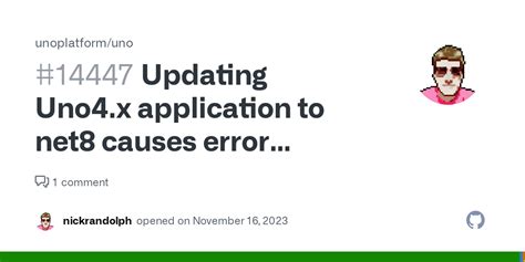 Updating Uno4x Application To Net8 Causes Error Uxaml0001 Sequence Contains No Elements In