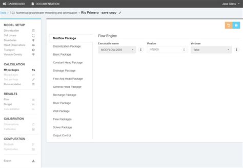 T Numerical Groundwater Modelling And Optimization Using MODFLOW INOWAS