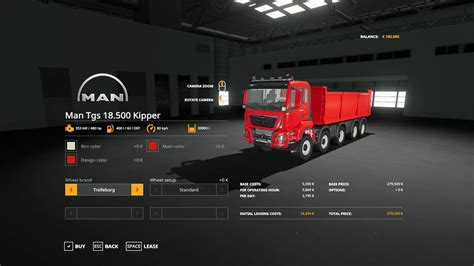 MAN TGS 18 500 Kipper V1 0 4 FS19 Mod FS19 Net