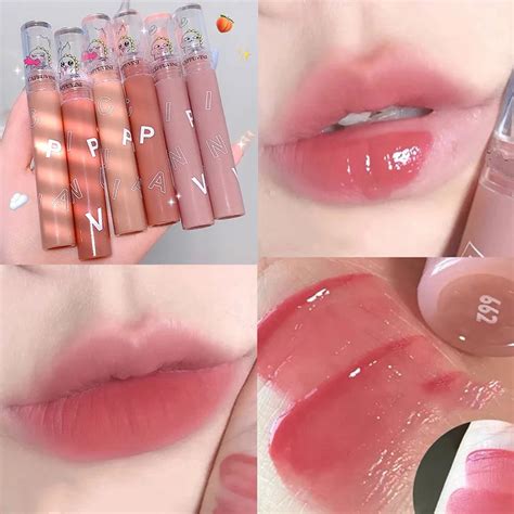 매트 립스틱 섹시 립글로스 립 머드 오래 지속되는 리퀴드 립 틴트 모이스처라이징 쉬머 메이크업 뷰티 쉬머 화장품 Aliexpress