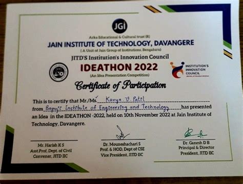 Kavya V Patil On Linkedin Ideathon2022