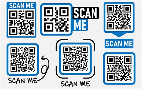 스마트 폰을위한 Qr 코드 스캔 Qr 코드 프레임 템플릿은 스마트 폰의 Qr 코드를 스캔합니다 벡터 일러스트레이션 Qr코드에
