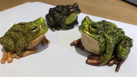 Sculpting A Polymer Clay Frog Timelapse Tutorial Youtube Polymer