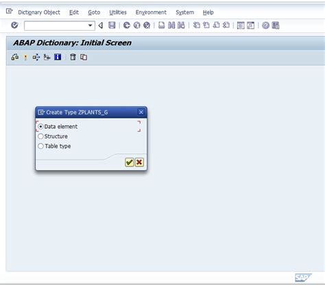 Data Element ~ Sap Tutor