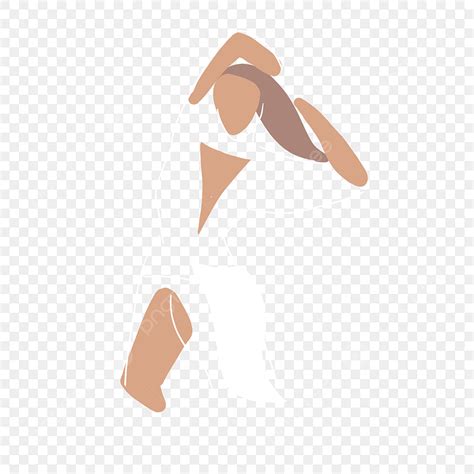 손으로 그린 만화 아름다운 여자 일러스트 그림 흰색 치마 긴 머리 소녀 아름다운 치마 Png 일러스트 및 Psd 이미지