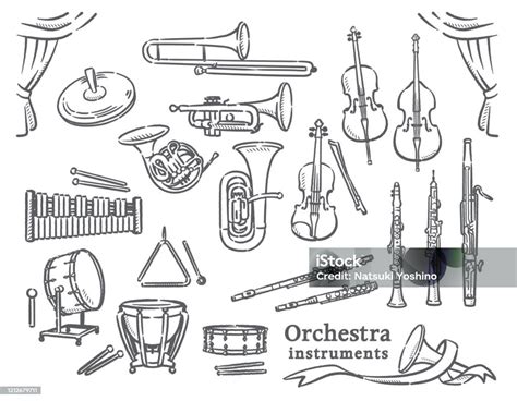 Classical Instruments Drawings