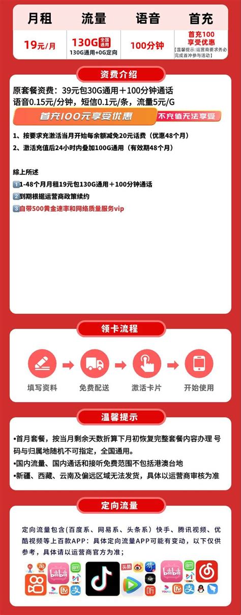 2025 推荐中国联通风岚卡19元130g100分钟 流量卡甄选