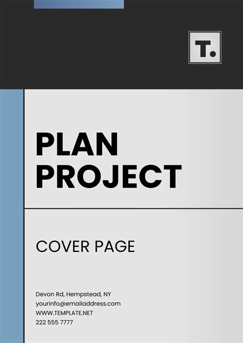 Free English Project Cover Page Template To Edit Online