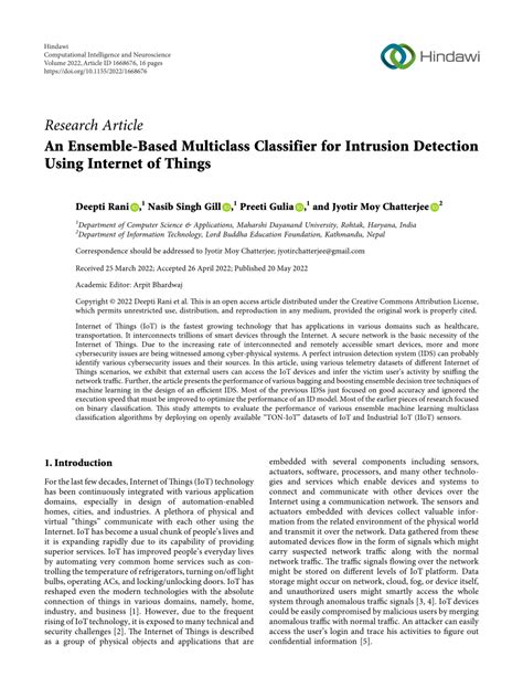 pdf an ensemble based multiclass classifier for intrusion detection