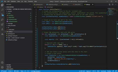 SciChart Js API Preview Showing Our Upcoming JavaScript Chart Library