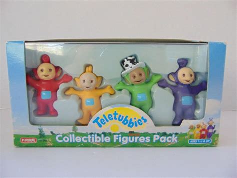 New Teletubbies Collectible Figure Pack Po Dipsy Laa Laa Tinky Winky