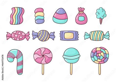 Candy Drawing Sweet Drawings Pastel Candy