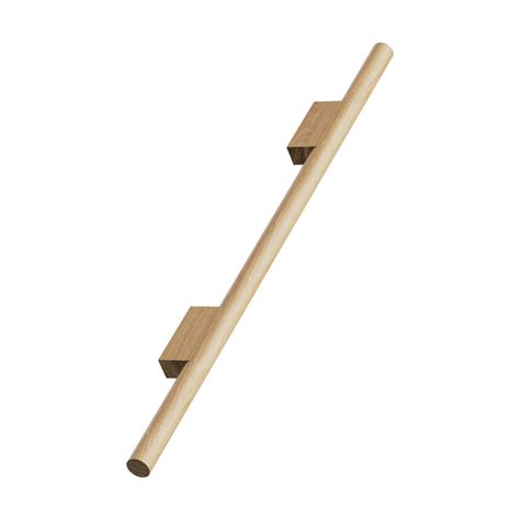 Lacquered Oak Wood Magnum Drawer Pulls Euro • Knobs