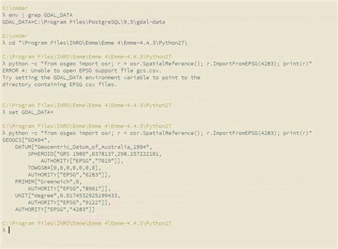 ERROR 4 Unable To Open EPSG Support File Gcs Csv Issue 1302 OSGeo Gdal GitHub