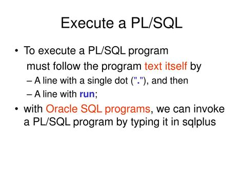 Ppt Using Oracle Plsql Powerpoint Presentation Free Download Id