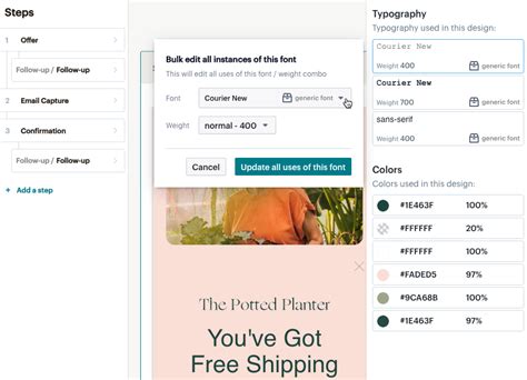 Design Your Popup Form Mailchimp