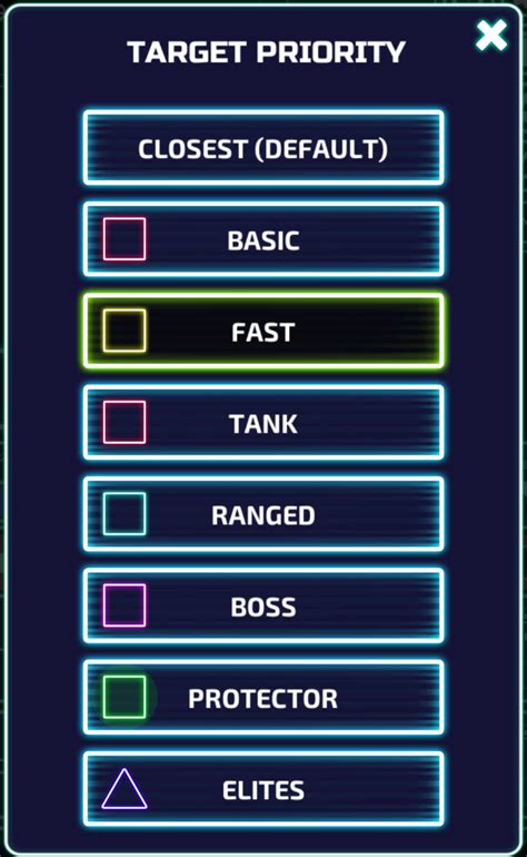 Labtarget Priority The Tower Idle Tower Defense Wiki And Guides