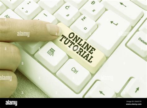Text Caption Presenting Online Tutorial Word For Process Of Tutoring