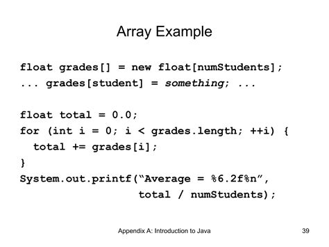 Lecture A Java Reviewppt Koffmann And Wollgang Ppt Programming Languages Computing