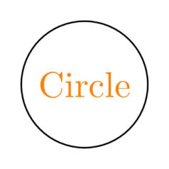 TikZ Shapes Circle TikZBlog