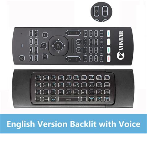 Mx3 Air Mouse Optional Voice Remote Control 2 4g W Vicedeal