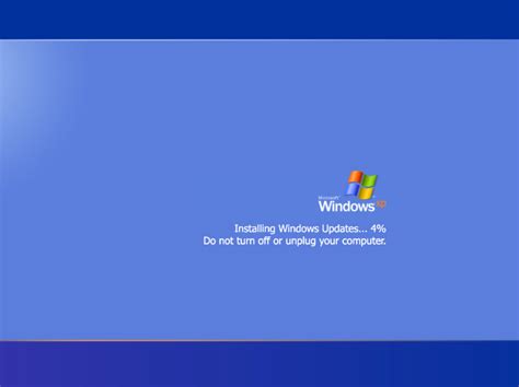 Fake Windows Xp Update Screen