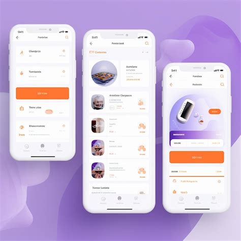 Premium Ai Image Modern Ios Uiux Design App