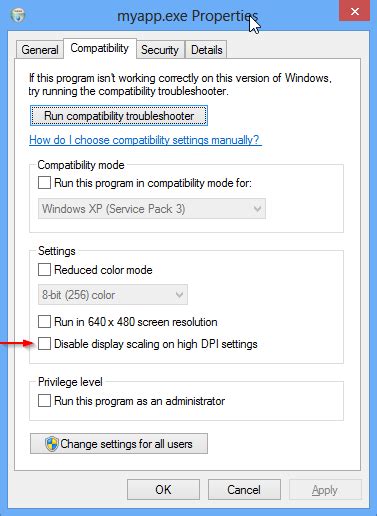 Disable Dpi Awareness For Wpf Application Make Me Engineer