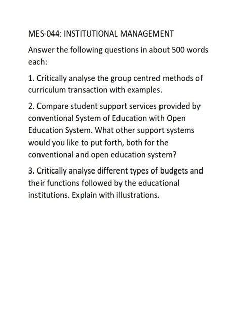 Ignou Mes 044 Solved Assignment 2025 English Medium Ignou Solved Assignment