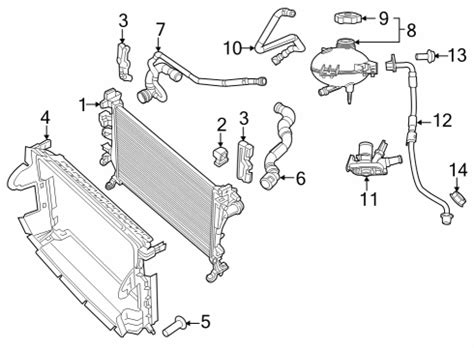 68285230aa Genuine Mopar Hose Coolant Bottle Vent