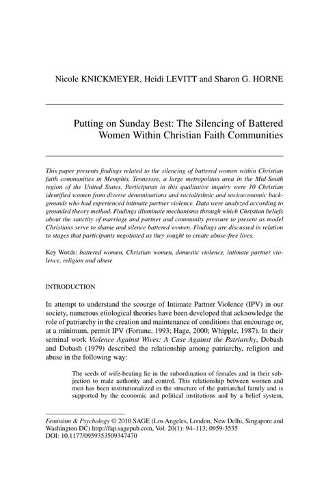 Pdf Responding To Mixed Messages And Double Binds Religious Oriented