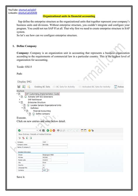 Sap Fico Configuration Pdf Part 1 Financial Accounting And Controlling Pdf Business