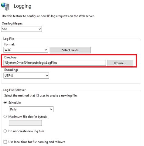 SharePoint PitStop IIS Logs Location