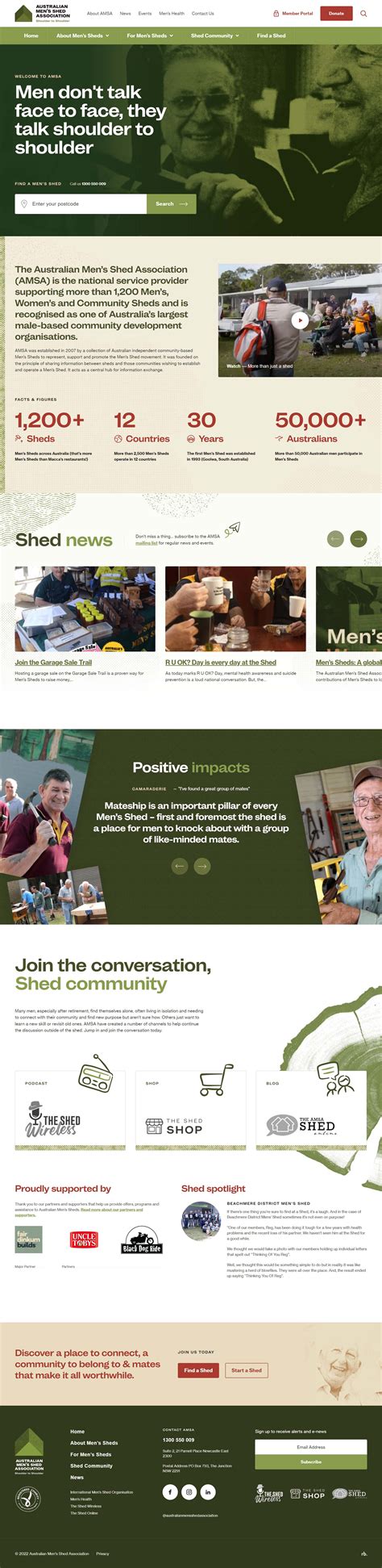 Community Nfp Website Design Development Amsa Redback