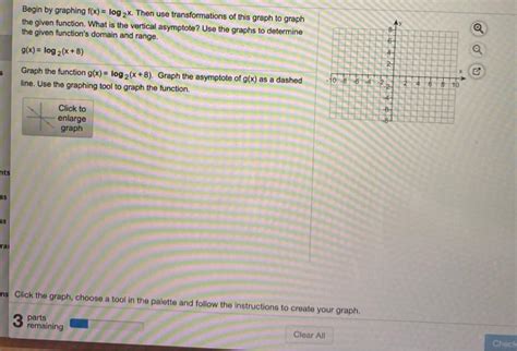 solved begin by graphing f x log2x then use
