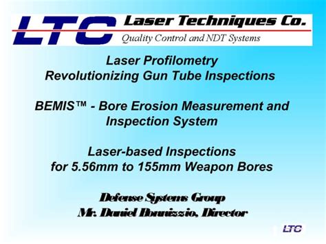 Ltc Laser Profilometry Ppt
