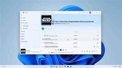 Spotify Windows 11 Ui Behance