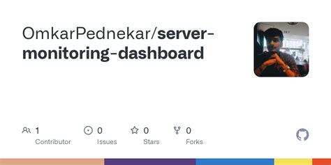 Github Omkarpednekar Server Monitoring Dashboard