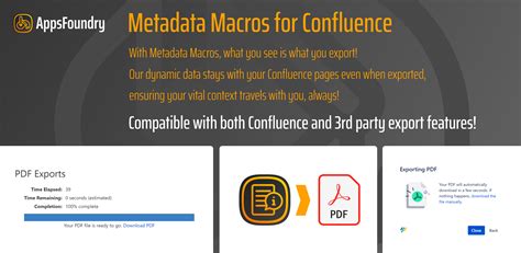Metadata Macros For Confluence Atlassian Marketplace