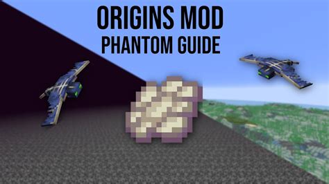 A Guide To The Phantom Origin Minecraft Origins Youtube