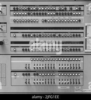 S CONTROL PANEL OF IBM DATA SYSTEM COMPUTERS Stock Photo Alamy