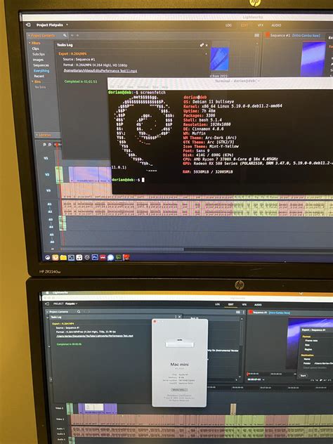 Makes Me Sad Compared My New Mac Mini M1 To My Linux Machine For Rendering Video Blown Away
