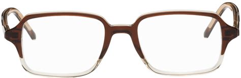 Gucci Brown Rectangular Glasses Gucci