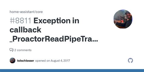 Exception In Callback Proactorreadpipetransportloopreading Upon