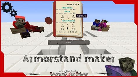 ArmorStand Maker Tool Minecraft Map